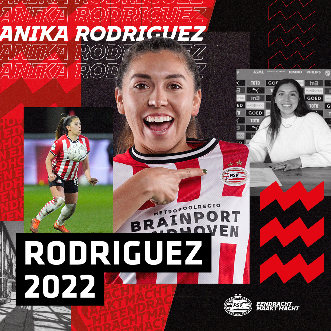 Anika Rodriguez renueva con el PSV Eindhoven. – Bitácora CDMX