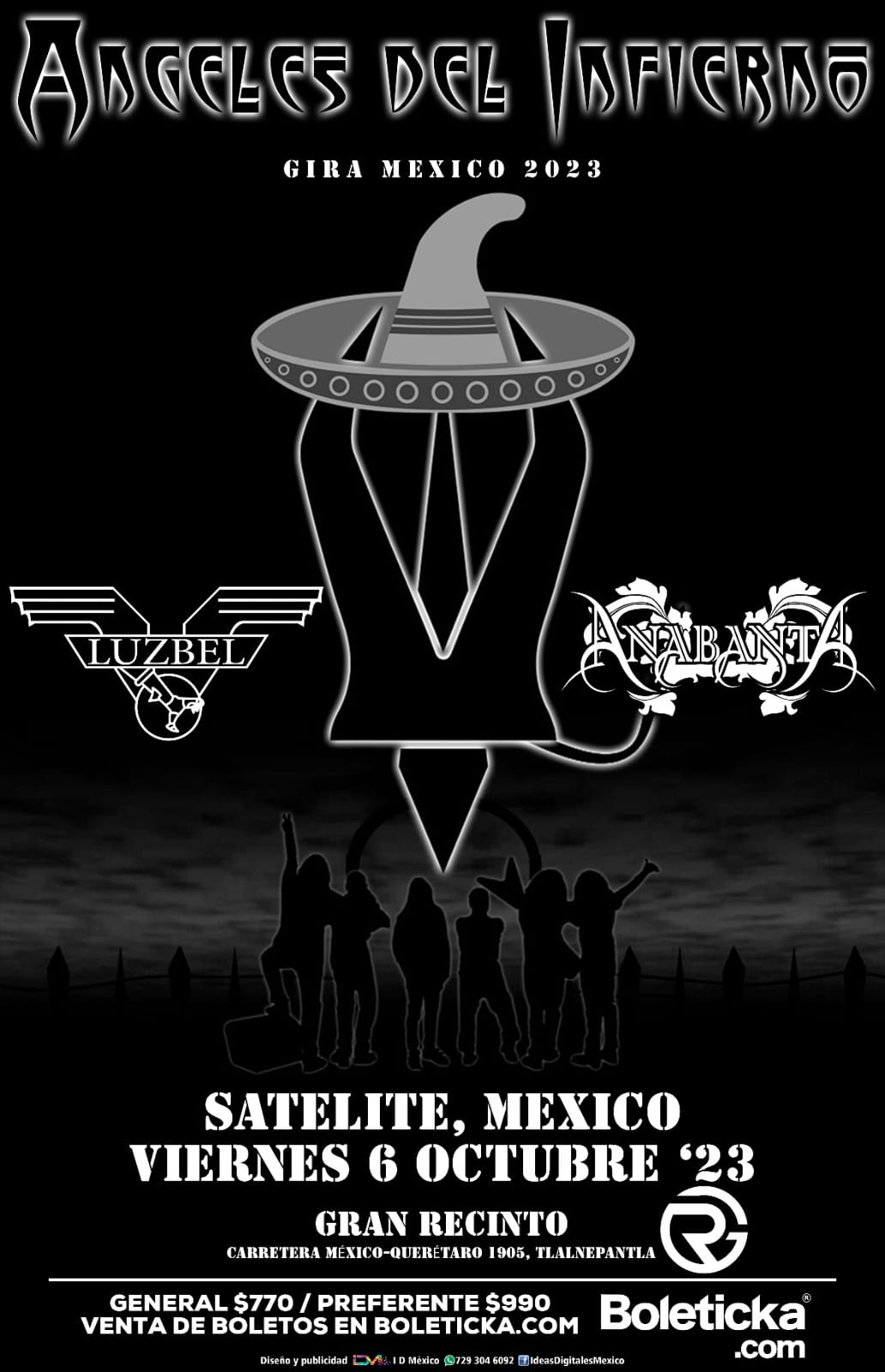 ÁNGELES DEL INFIERNO arranca su gira mexicana en el GRAN RECINTO DE ...