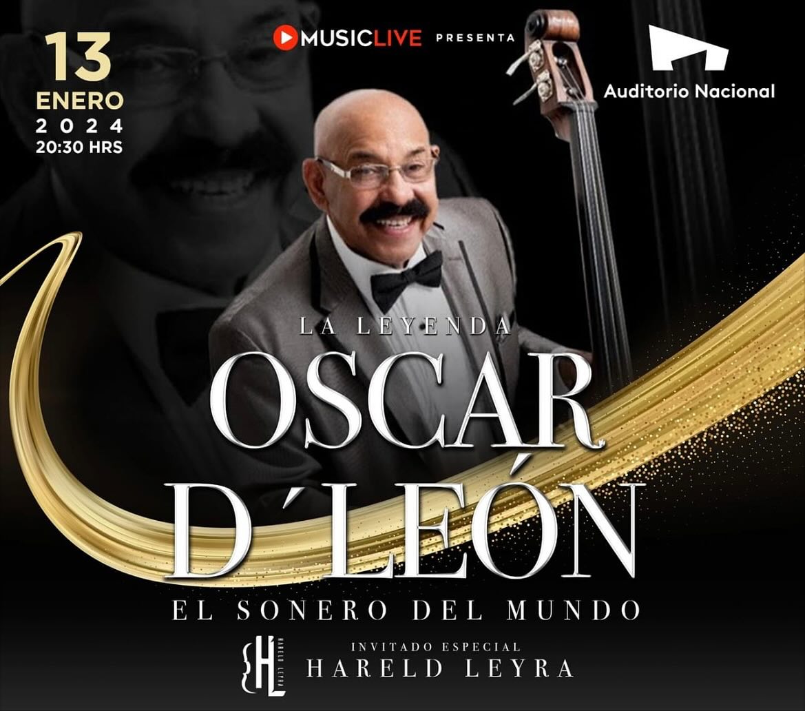OSCAR D´LEON festejará sus 50 AÑOS DE TRAYECTORIA en el AUDITORIO ...